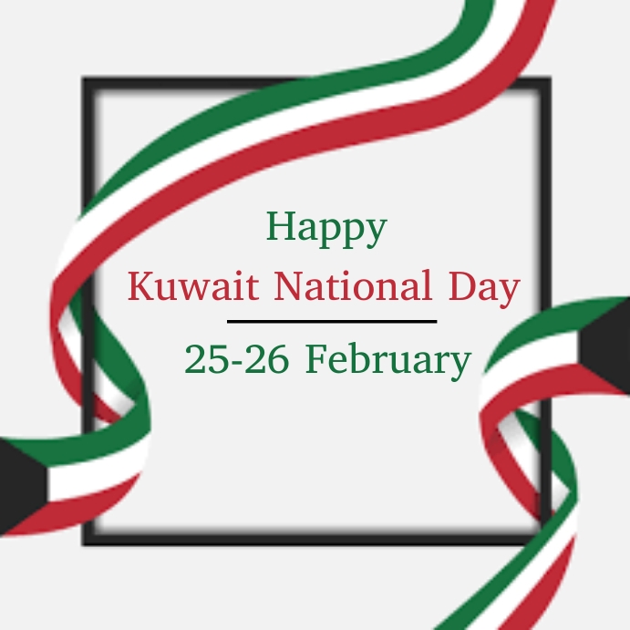 kuwait national day instagram post Template | PosterMyWall