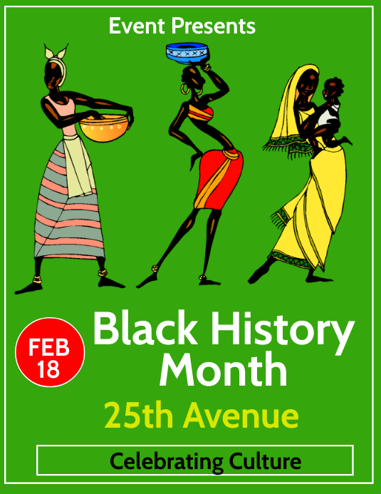 Plantilla de Mes de La Historia Negra | PosterMyWall