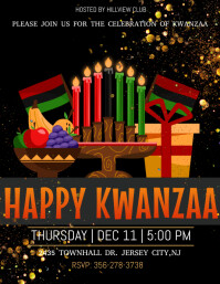 Happy Kwanzaa poster template | PosterMyWall
