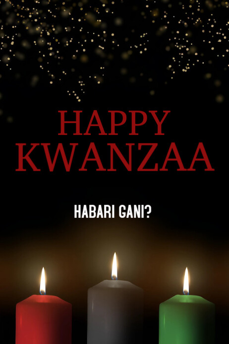 Kwanzaa Design Template | PosterMyWall