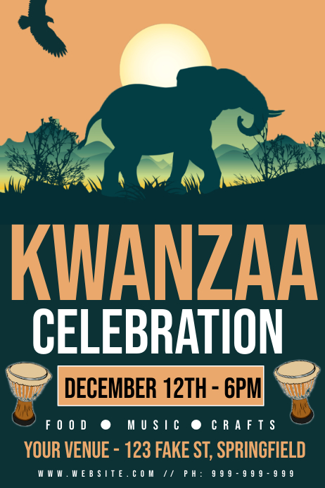 Kwanzaa Poster Template | PosterMyWall