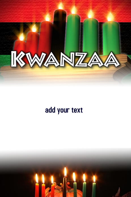 Happy Kwanzaa Template | PosterMyWall