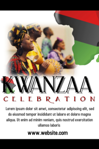Kwanzaa Community Celebration Poster Template | PosterMyWall