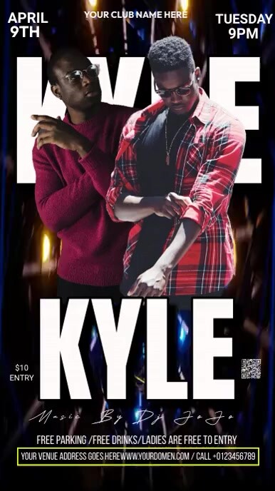 KYLE Template | PosterMyWall