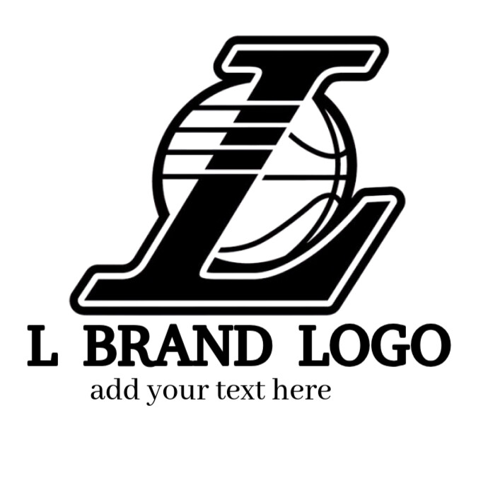 L BRAND LOGO Template | PosterMyWall
