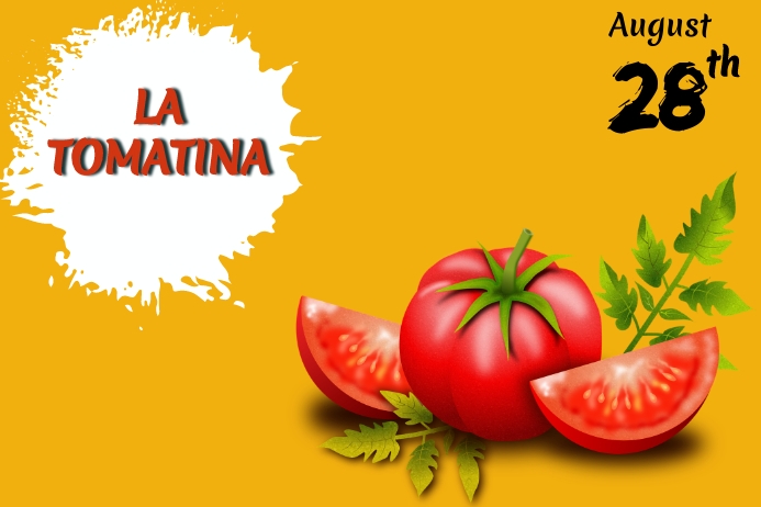 LA TOMATINA Template | PosterMyWall