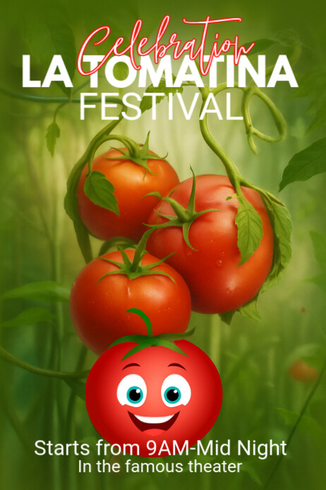 La tomatina festival celebration Template | PosterMyWall