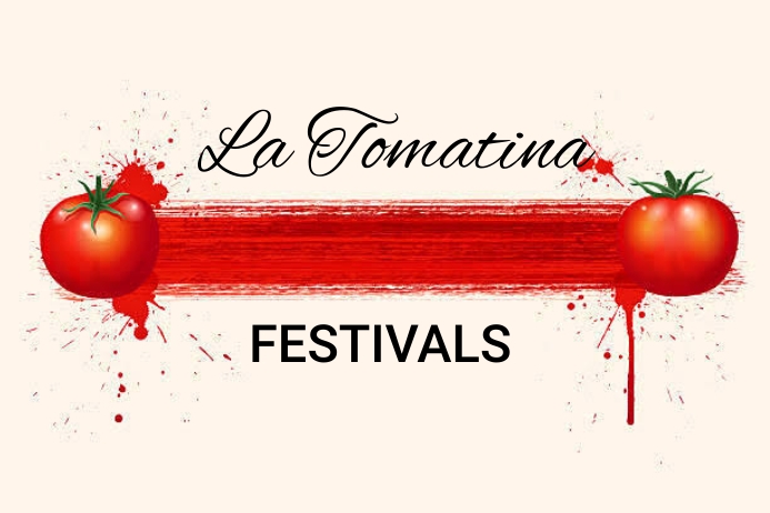 La tomatina poster Template | PosterMyWall