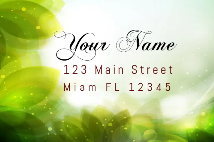 Label address Template | PosterMyWall