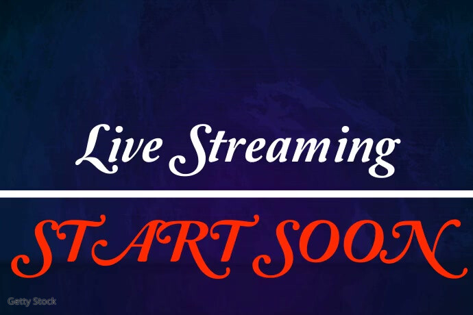 label Live Streaming start soon flyer Template | PosterMyWall