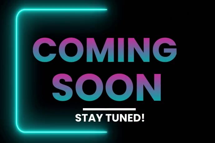 label neon coming soon Template | PosterMyWall