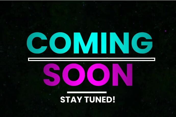 label neon coming soon flyer Template | PosterMyWall