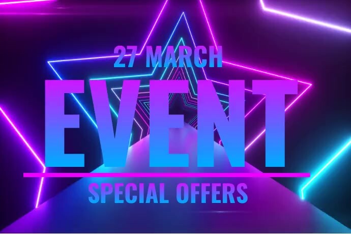 Label neon event flyer 2024 Template | PosterMyWall