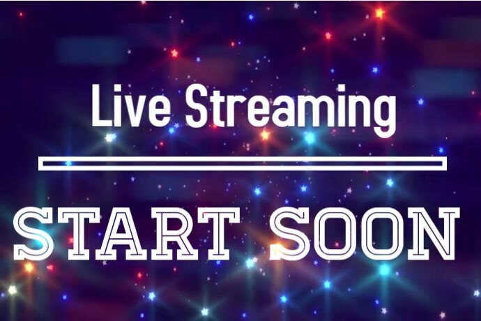 label neon Live Streaming start soon flyer Template | PosterMyWall