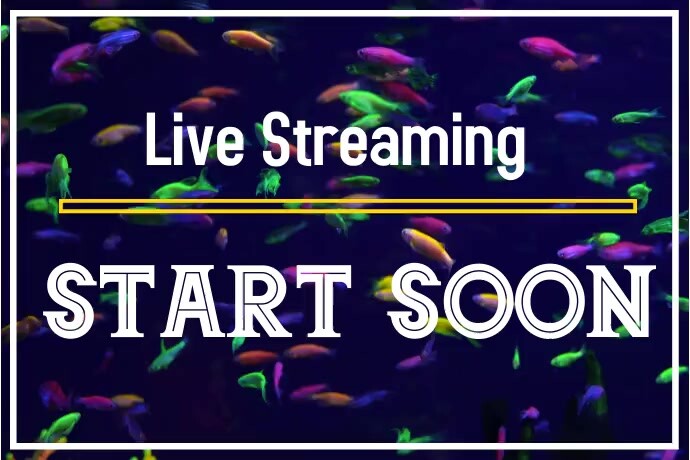 label neon Live Streaming start soon flyer Template | PosterMyWall