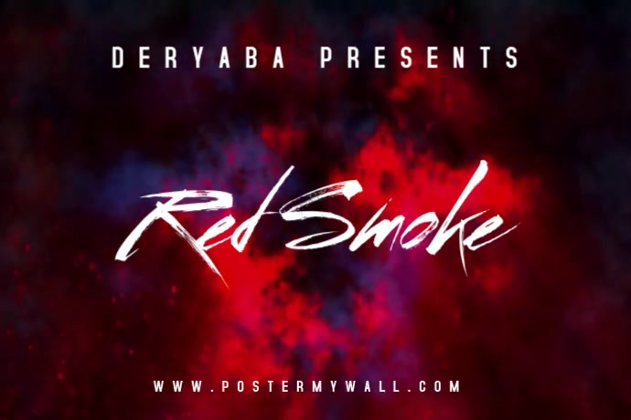 Label neon red smoke flyer2024 Template | PosterMyWall
