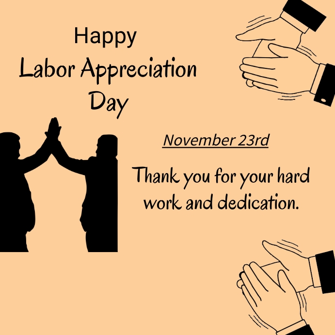 Copy of labor appreciation day | PosterMyWall