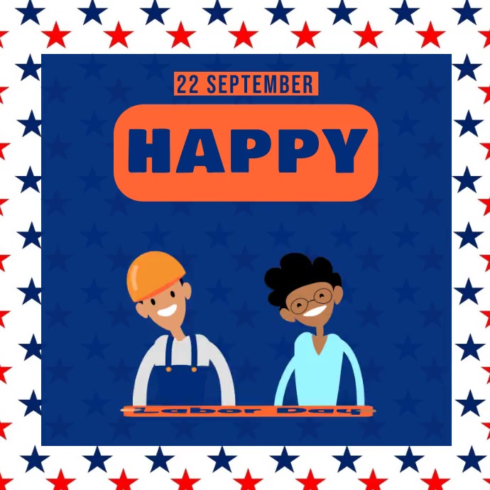 Plantilla de Diseño de Anuncio Del Día Del Trabajo de | PosterMyWall