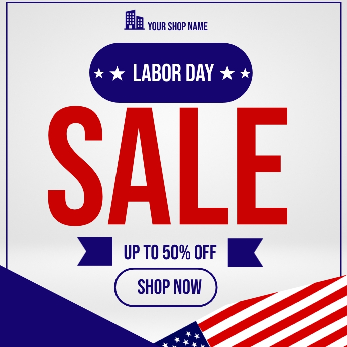 labor day ad flyer Modelo | PosterMyWall