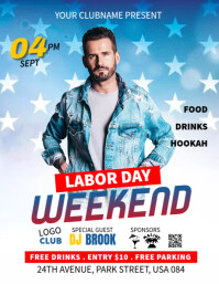 Labor Day Club Template | PosterMyWall