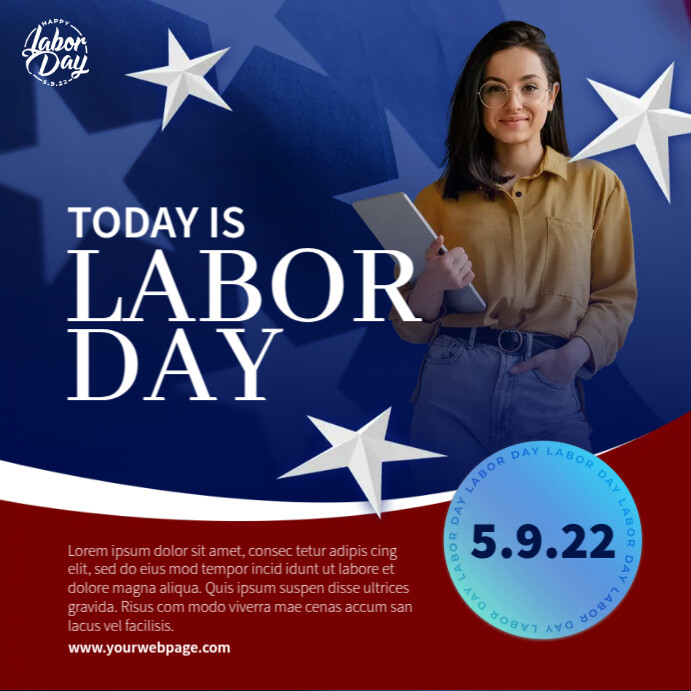 Labor Day Ads Template | PosterMyWall