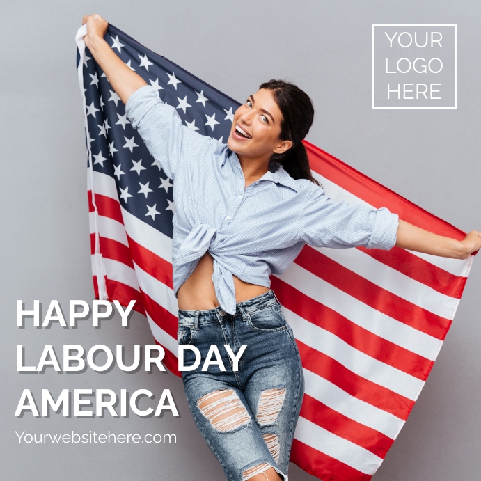 Labor Day America Template | PosterMyWall
