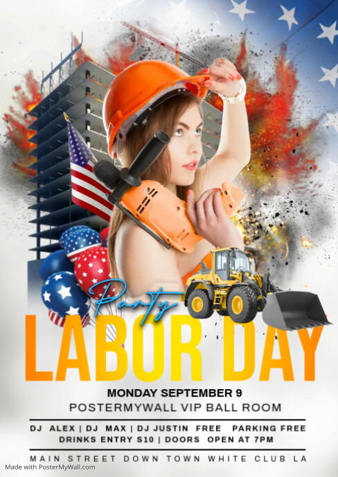 Copy of Labor day bash flyer | PosterMyWall