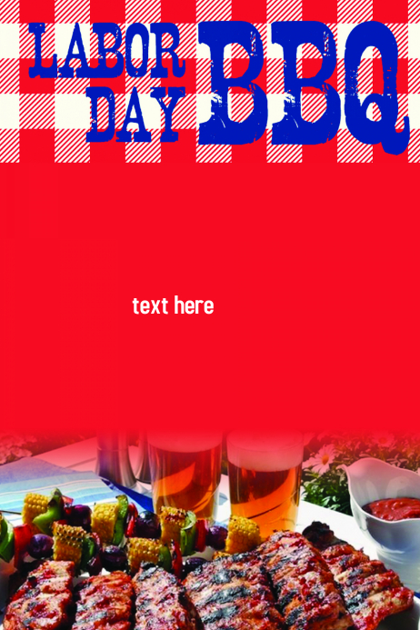 LABOR DAY BBQ Template | PosterMyWall