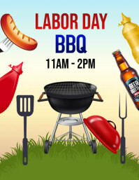 Labor Day BBQ Template | PosterMyWall