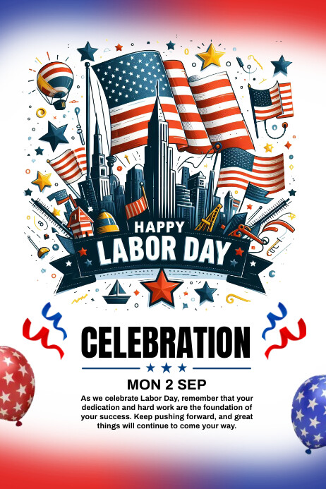 Labor day card Template | PosterMyWall