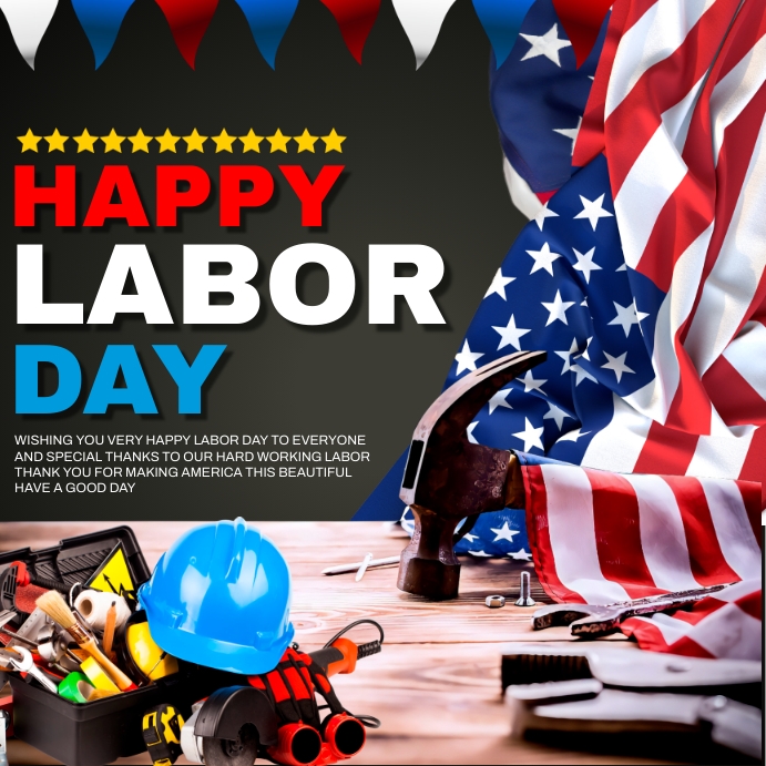 Copy of Labor day card design | PosterMyWall