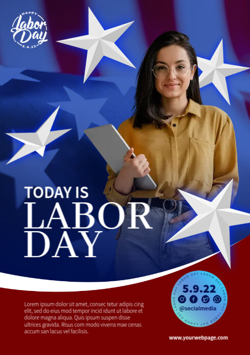 Labor Day Celebration Ads Template | PosterMyWall