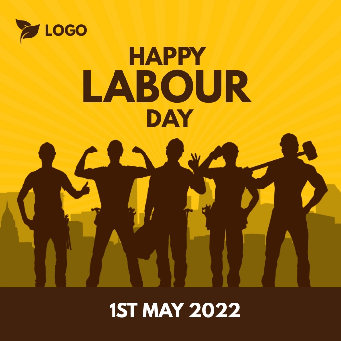 Plantilla de Anuncios de Celebración Del Día Del Trabajo | PosterMyWall