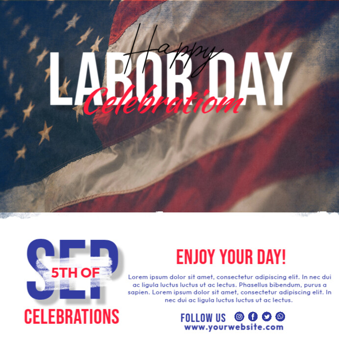 Copy of Labor Day Celebration | PosterMyWall