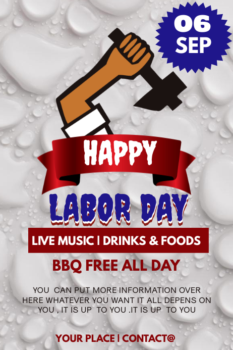 Labor Day Celebration Flyer | PosterMyWall