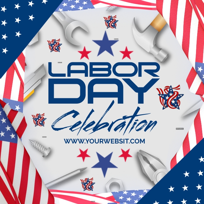 Labor day celebration flyer Template | PosterMyWall
