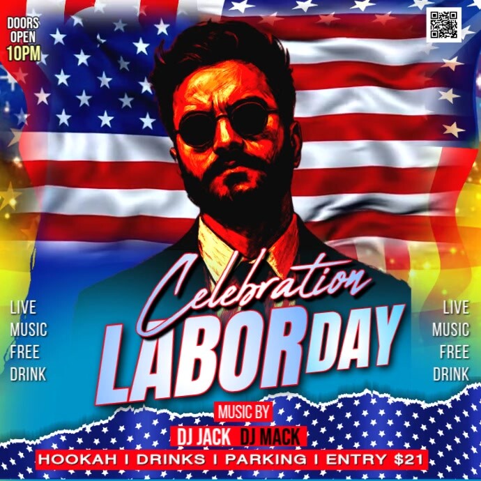 Labor Day Celebration Flyer Template | PosterMyWall