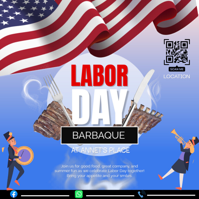 Copy of Labor day celebration template | PosterMyWall