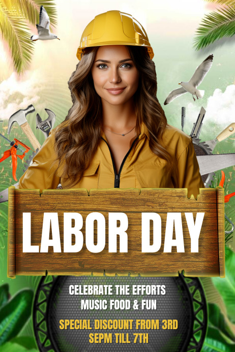 Labor day celebrations Template | PosterMyWall