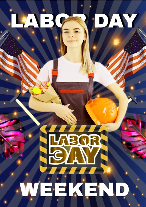 Copy of labor day clelebration flyer ad design | PosterMyWall