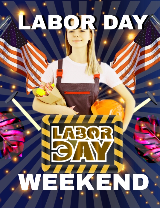 Plantilla de De Diseño de Anuncios de Clebration Del Día Del Trabajo de ...