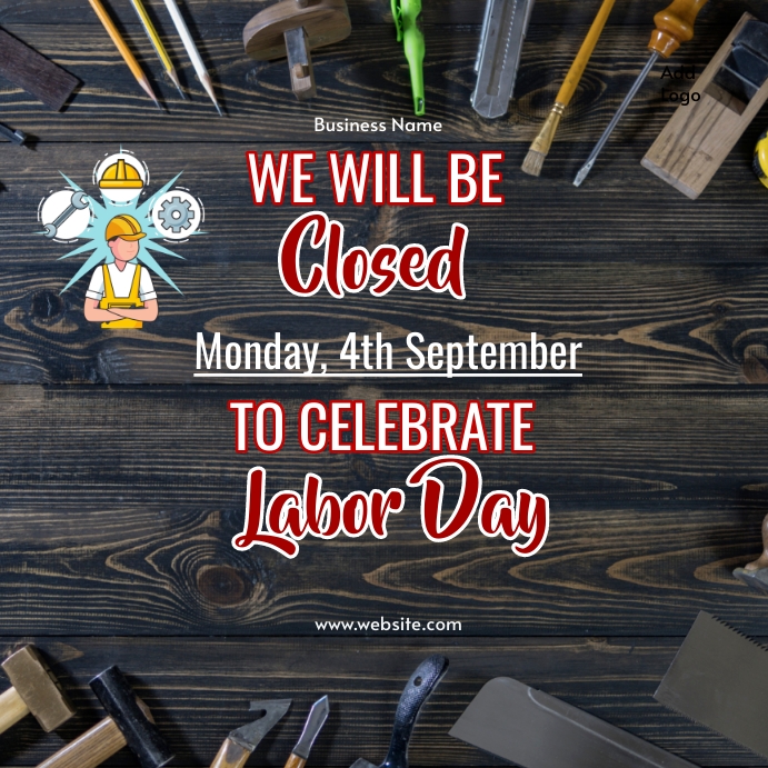 Copy of labor day closing ad,closed on labor day ad | PosterMyWall