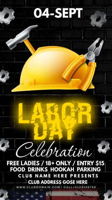 LABOR DAY Template | PosterMyWall