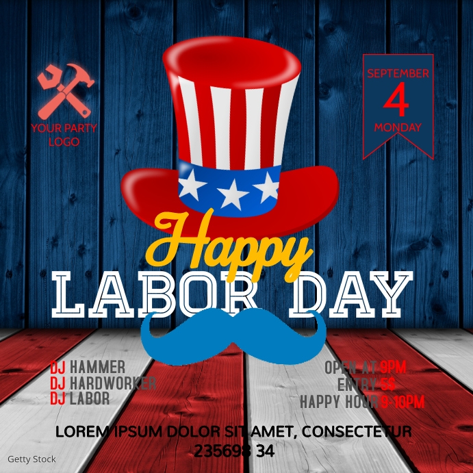 Labor Day Template | PosterMyWall