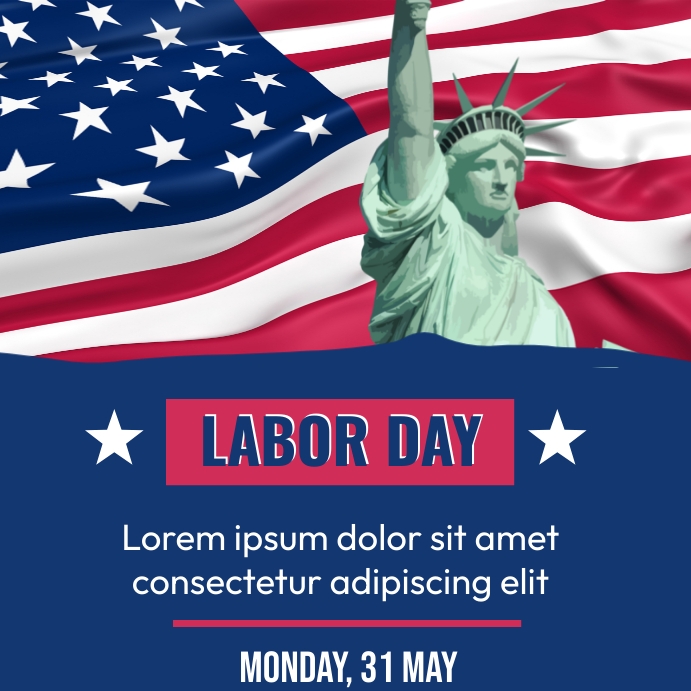 LABOR DAY Template | PosterMyWall