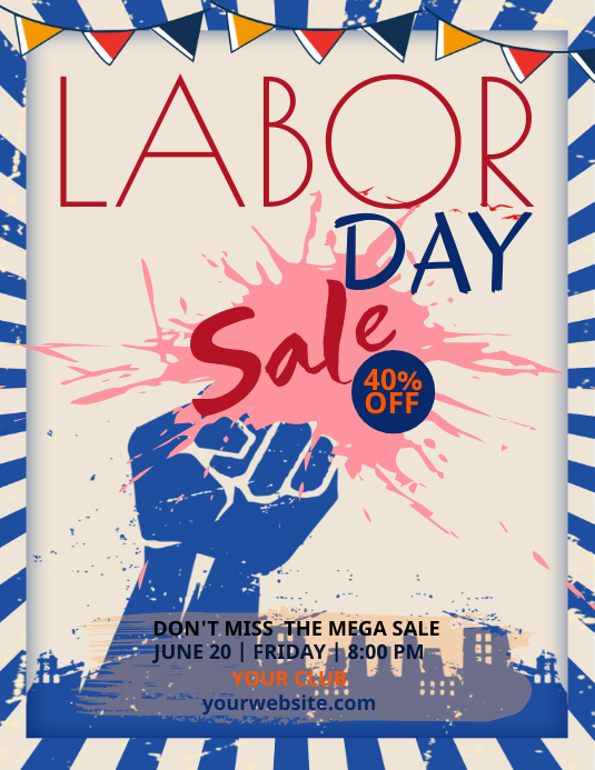 Labor Day Template | PosterMyWall