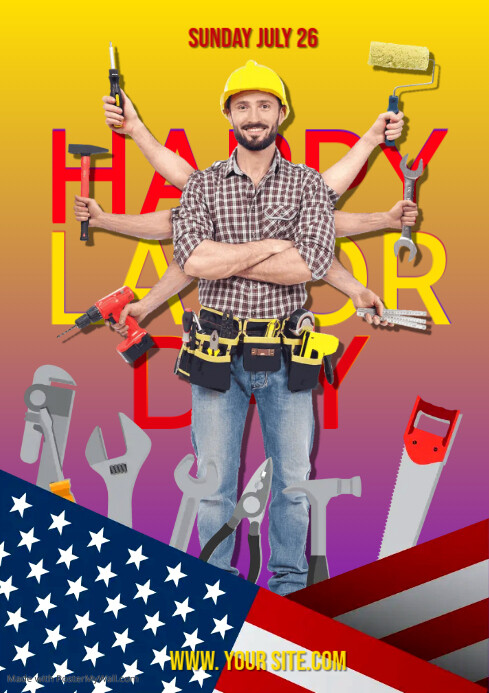 LABOR DAY Template | PosterMyWall