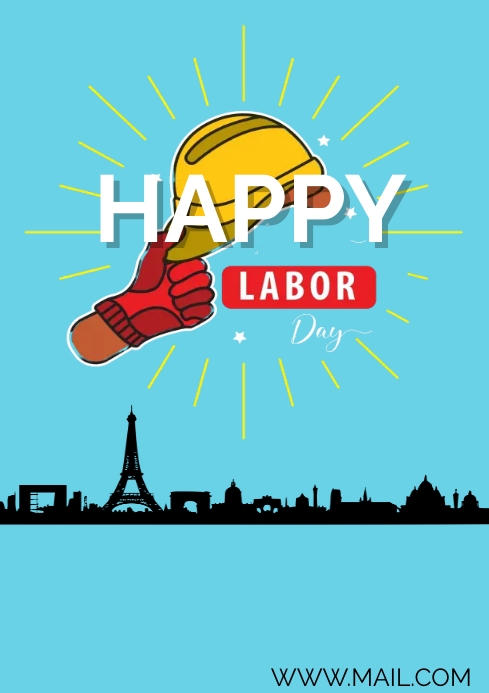 LABOR DAY Template | PosterMyWall