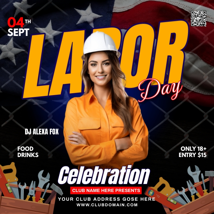 LABOR DAY Template | PosterMyWall