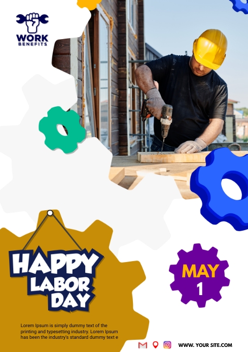 LABOR DAY Template | PosterMyWall